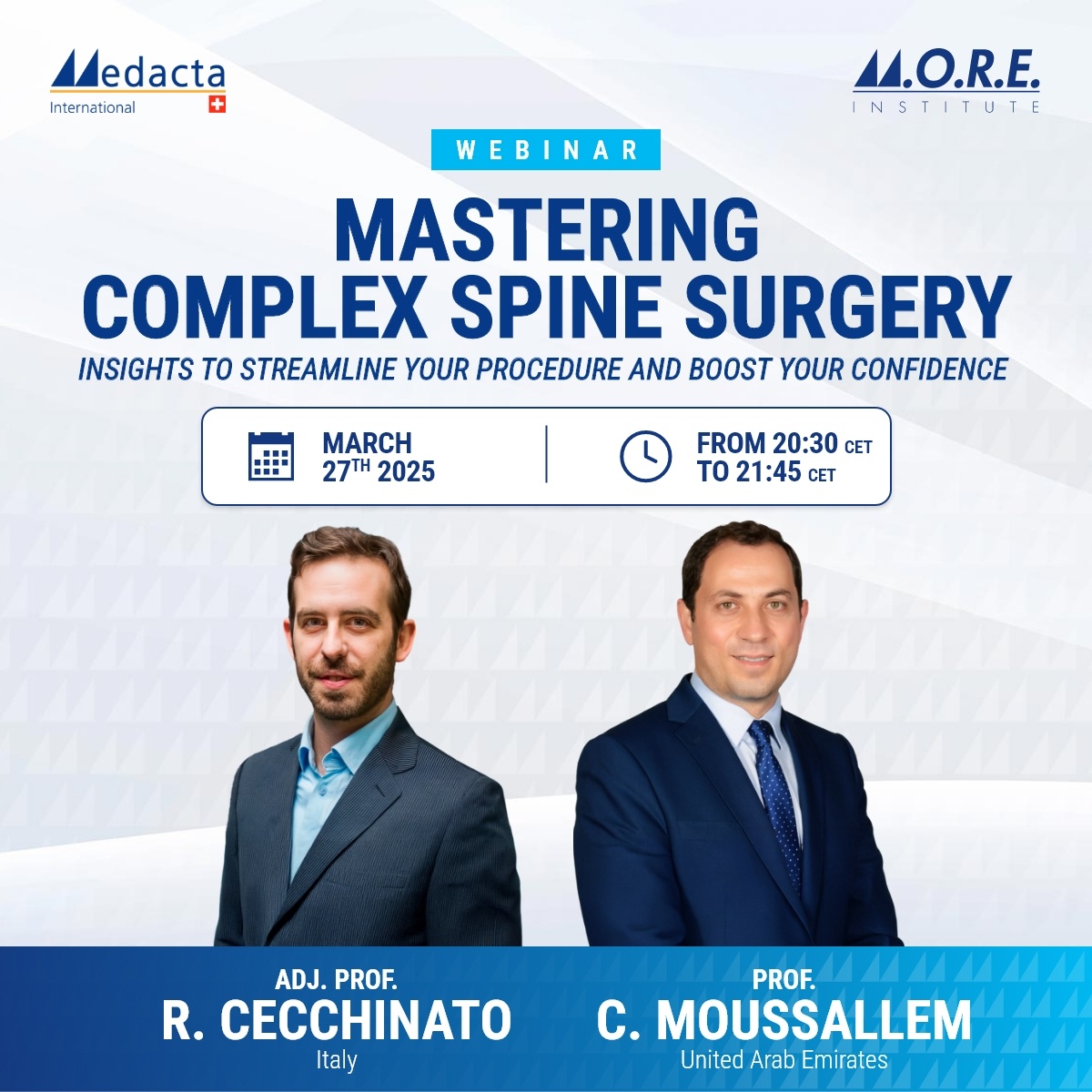 Webinar | Mastering Complex Spine Surgery